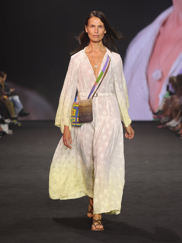 Vespara Wide Sleeve Maxi Smock Dress – BOTEH